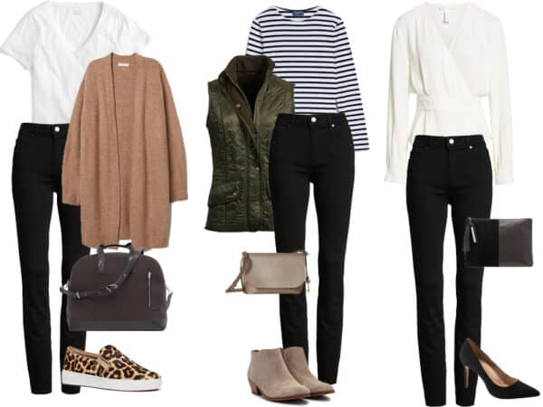 Cute Outfits with Black Jeans | The Well Dressed Life