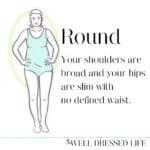 How to Dress a Round Body Type - The Well Dressed Life