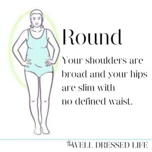 How to Dress a Round Body Type - The Well Dressed Life