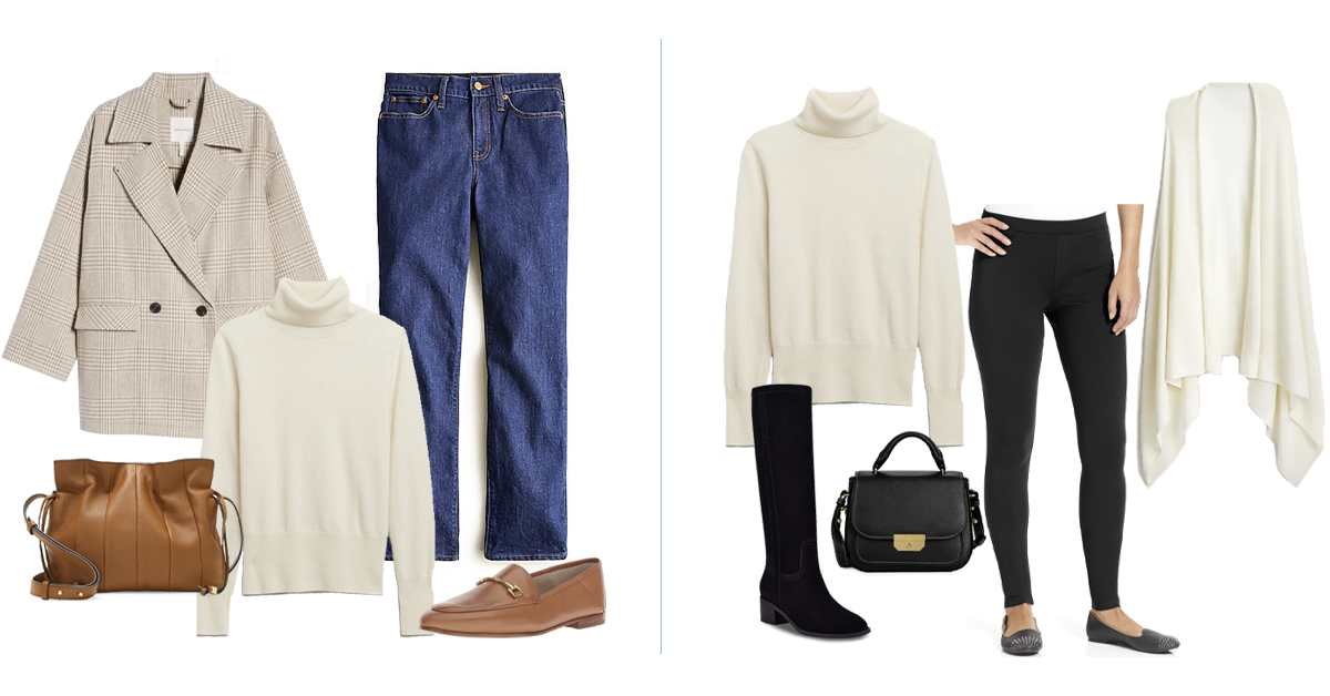 Outfit Formula: The Ivory Turtleneck Sweater