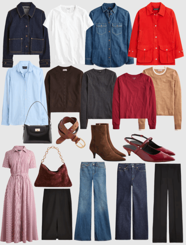J.Crew Fall Capsule Wardrobe: 18 Timeless Pieces for 2025